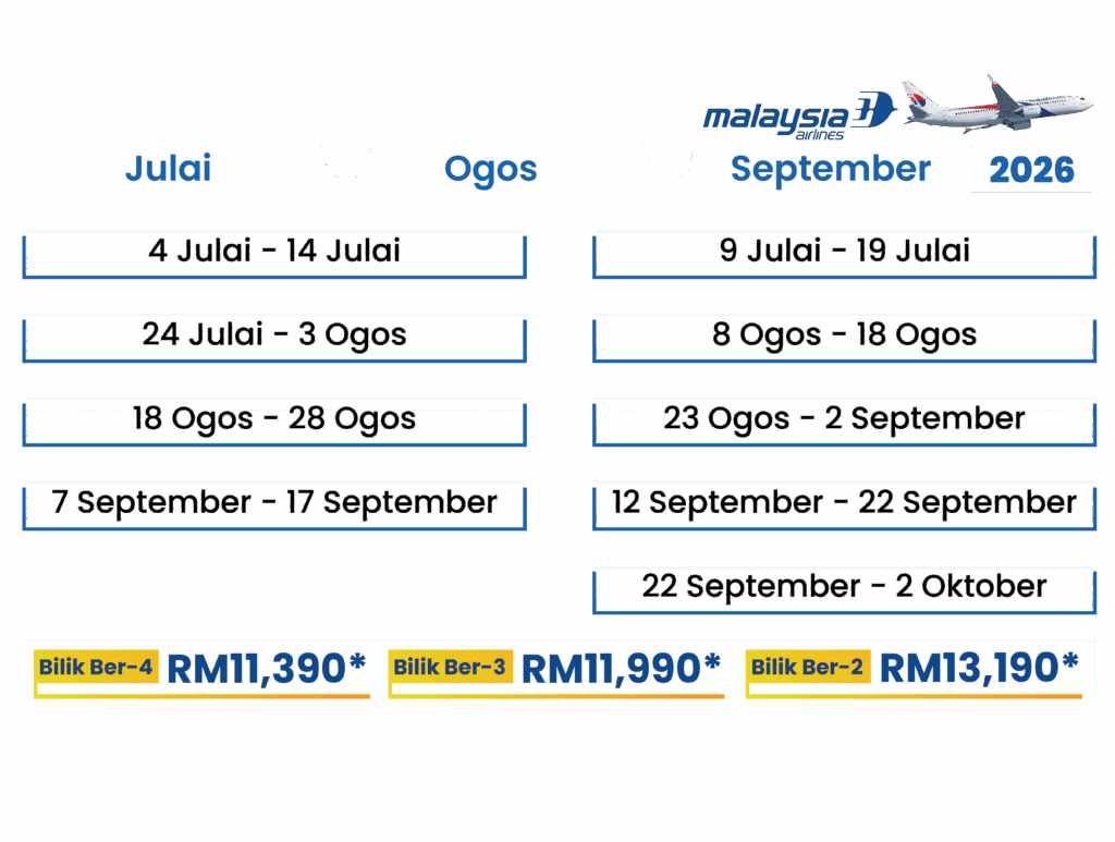 Pakej Umrah 2025 Tabung Haji Travel – Dipercayai & Berpengalaman